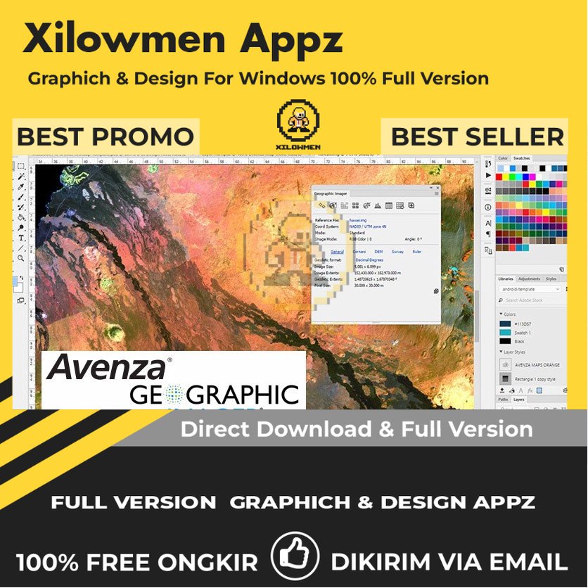 Jual Avenza Geographic Imager - Plugin PS untuk pemetaan dan analisis geospasial | Shopee Indonesia