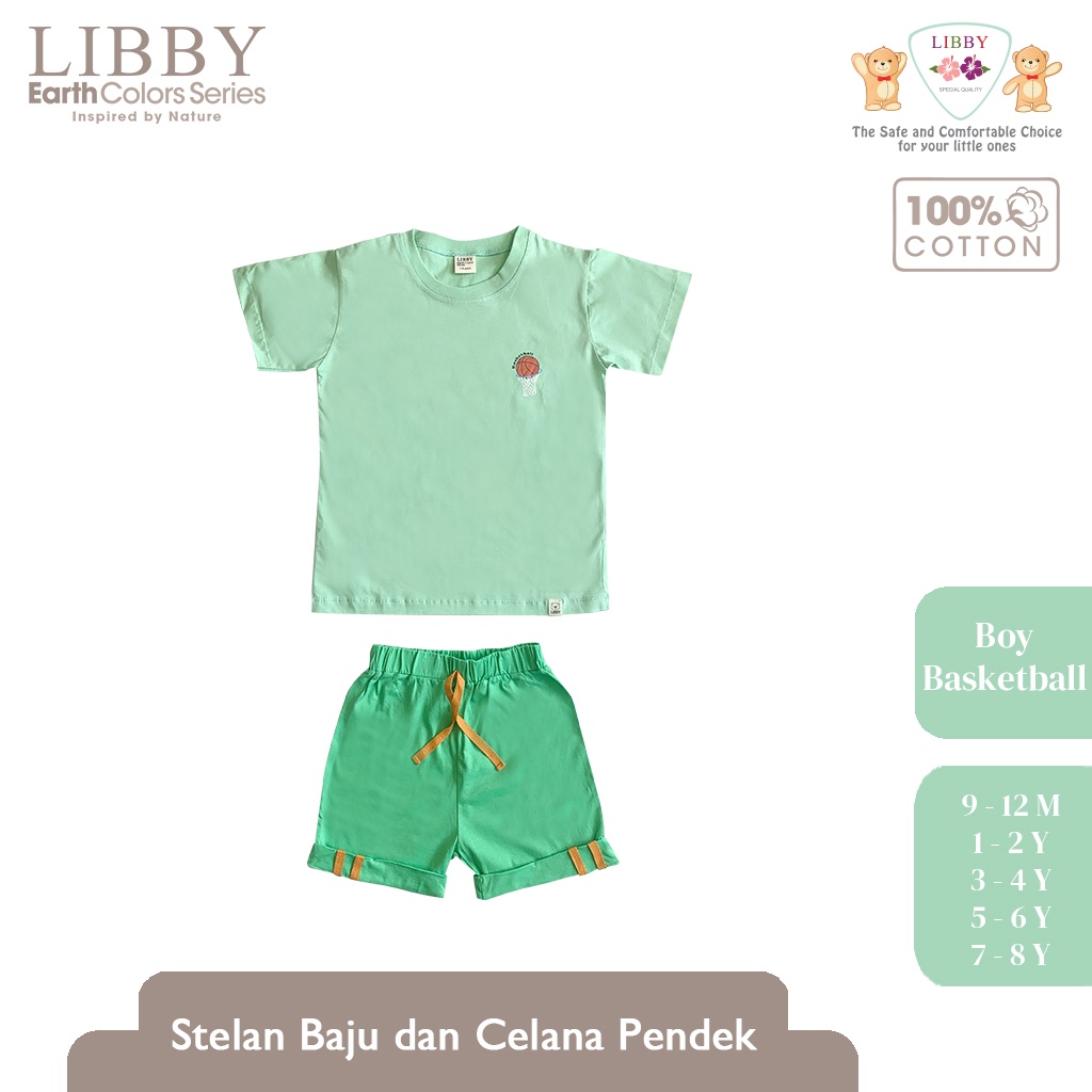 Jual LIBBY Earth Setelan Anak Niji Set Oblong Pendek-Celana Pendek Series BOY (1 STEL) | Shopee ...