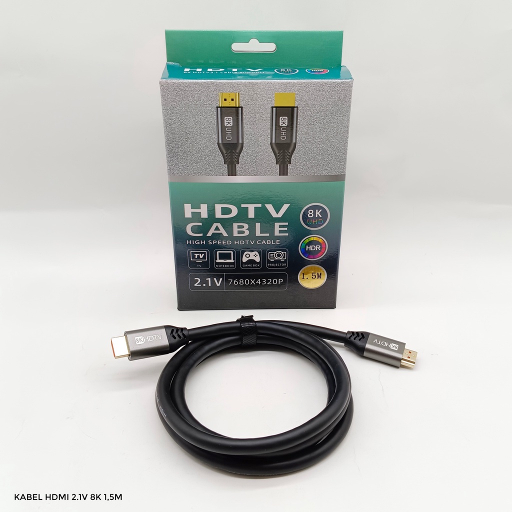 Jual Kabel HDMI 2.1V 8K 1,5M HDMI 2.1V 8K 1,5M Cable Kabel HDMI 1,5M 2.1V 8K | Shopee Indonesia