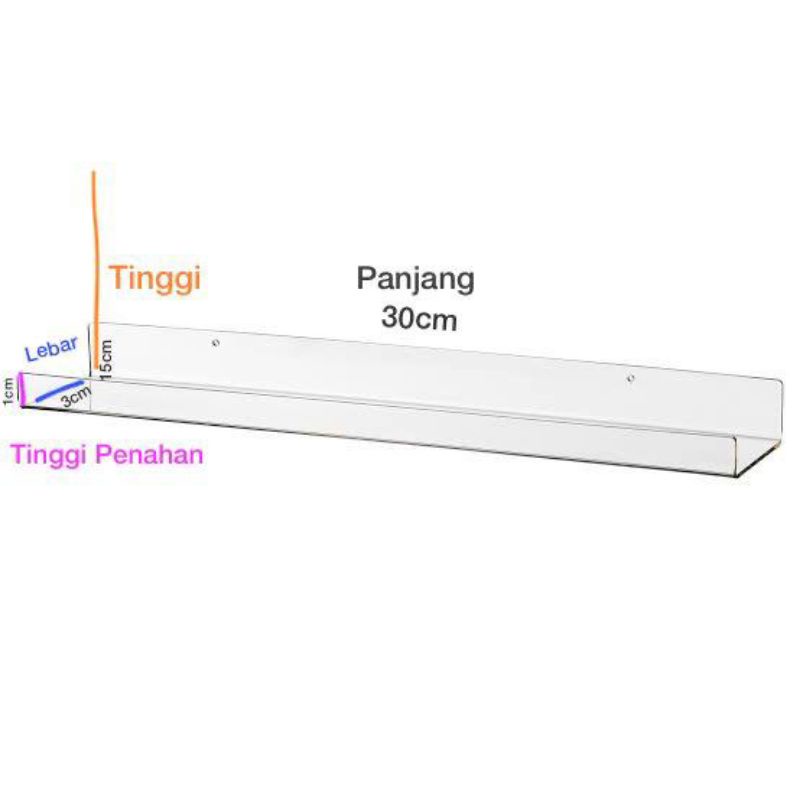 Jual Custom Akrilik 2MM Stand Tembok | Shopee Indonesia