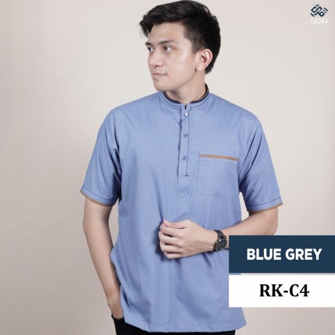 Jual Qori Apparel Baju Koko Casual Rakeen (Lengan Pendek) | Shopee ...