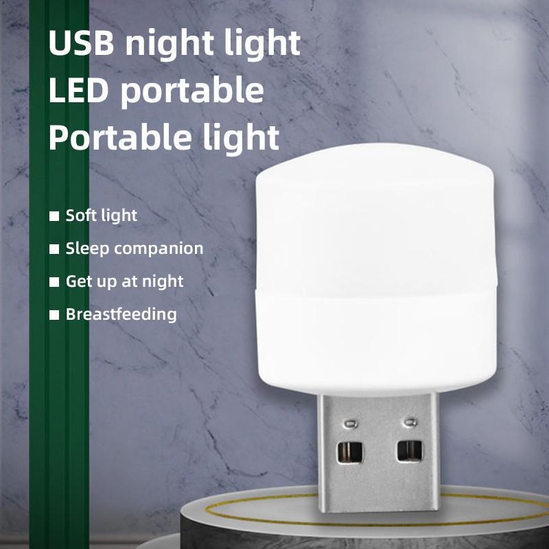 Jual Lampu USB Mini Night Light Bulat Lampu Baca Tidur Portable | Shopee Indonesia