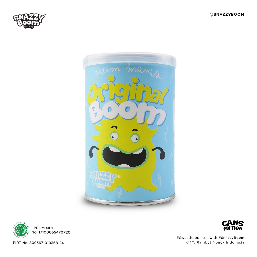 Jual Snazzy Boom Original Cans Edition - Arum Manis / Gulali / Rambut ...