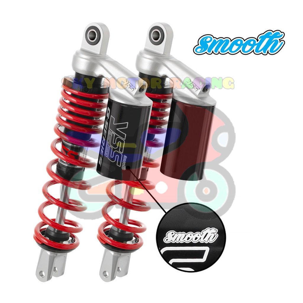 Jual YSS Twin Shock New G-Series All Black Smooth TC302-305T Aerox (NVX) | Shopee Indonesia