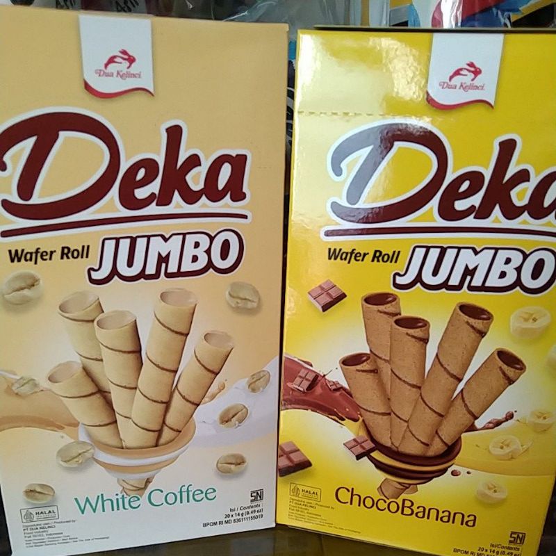 Jual Deka wafer roll Jumbo 14gr isi 20 pcs | Shopee Indonesia
