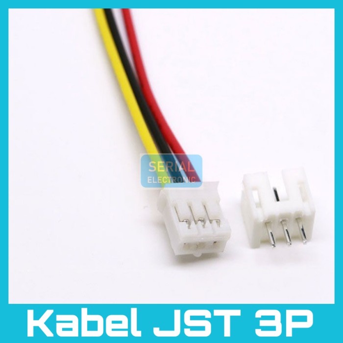 Jual KABEL JST CONNECTOR XH 2.54 3P CABLE 20CM DUPONT TERMINAL ADAPTER 1SET | Shopee Indonesia