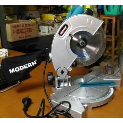 Jual Mesin Gergaji Aluminium Modern M-3700B Miter Saw 7" / Mesin Potong Alumunium 7" Modern ...