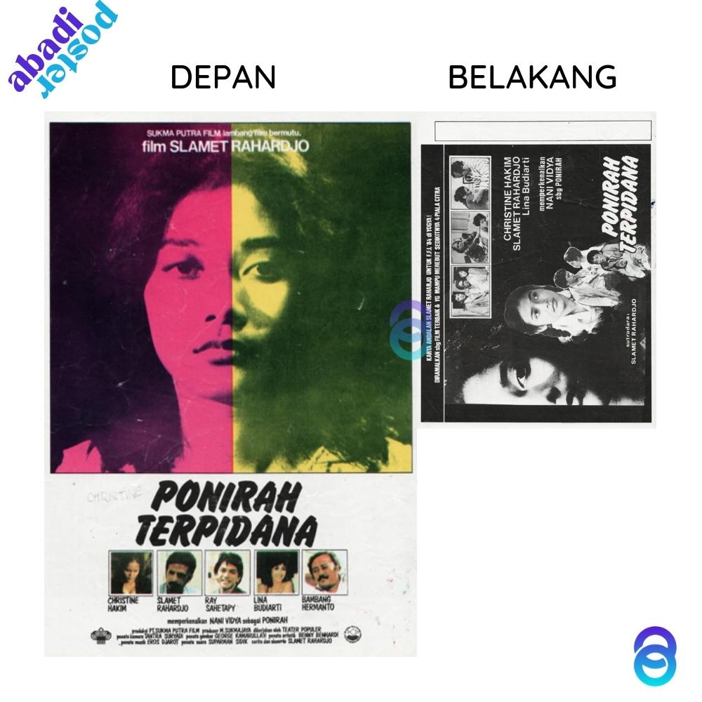 Jual poster film lawas ponirah ter pidana christine hakim slamet ...