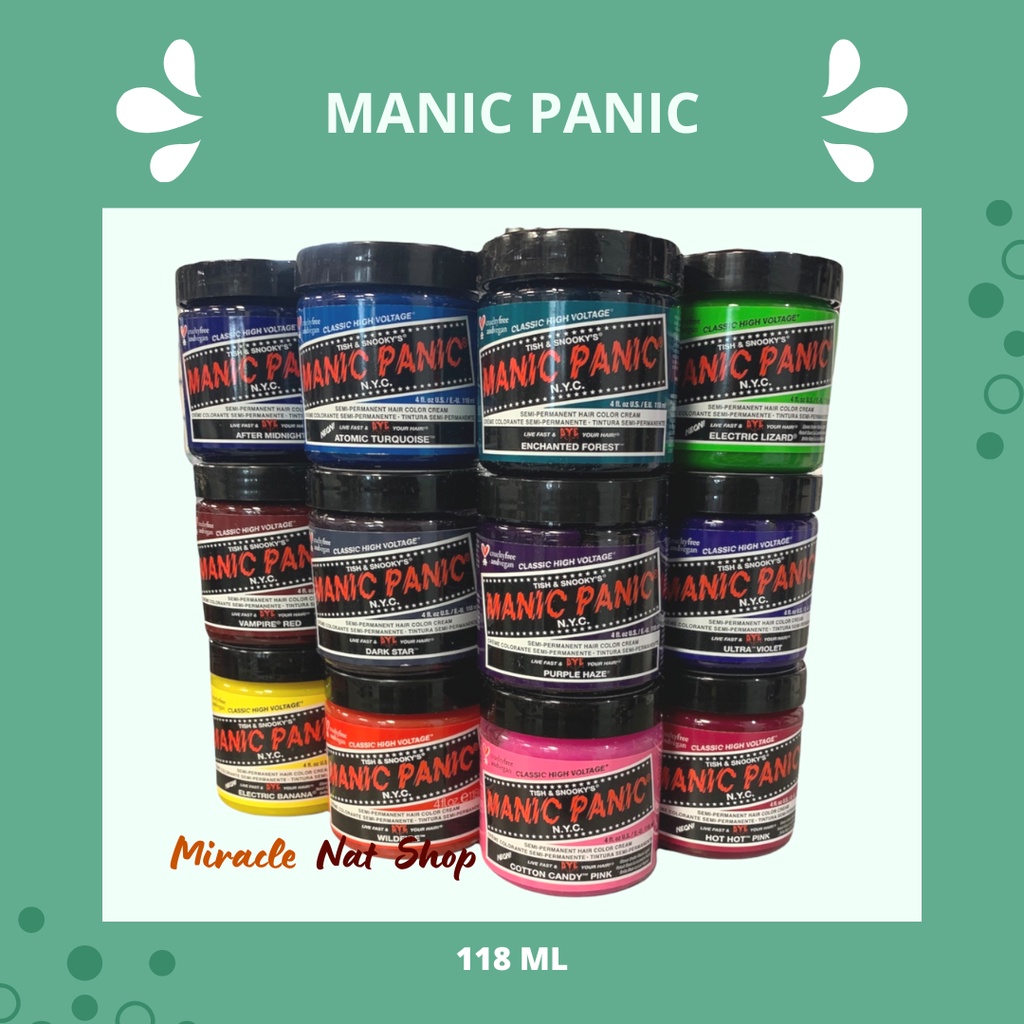 Jual MANIC PANIC - CAT RAMBUT TAHAN LAMA | Shopee Indonesia
