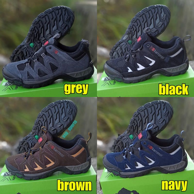 Jual sepatu gowes hiking karrimor summit sepatu gunung bahan kulit ...