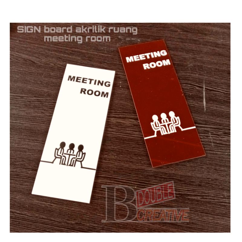Jual Sign Board Akrilik MEETING ROOM | Shopee Indonesia
