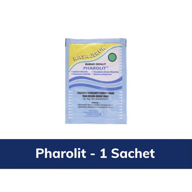 Jual Pharolit Sachet Rasa Jeruk - Bubuk Oralit Pengganti Cairan Tubuh ...
