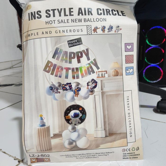 Jual Standing Tiang Dekorasi Balon Bulat / Standing Balon Tema Asronot ...