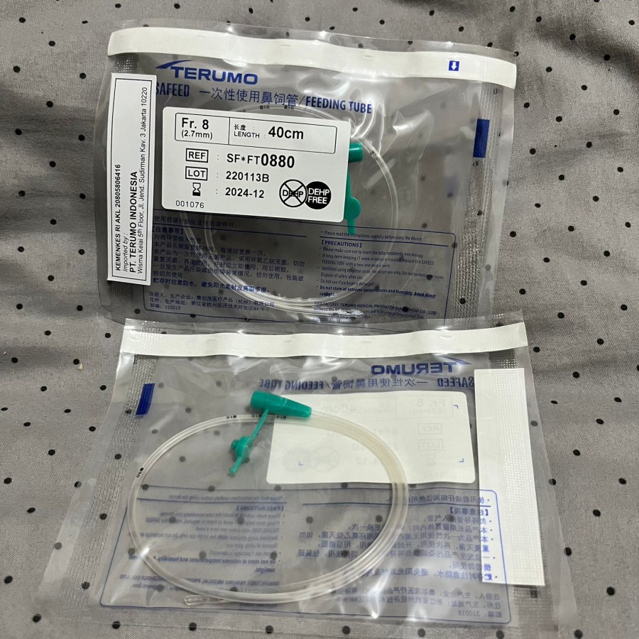 Jual Ngt Terumo Feeding Tube Terumo Fr. 3,5..5..8 selang makan Ngt ...