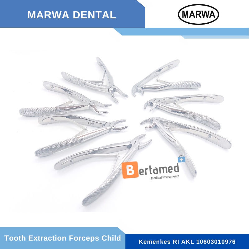 Jual MARWA Tooth Extracting Forcep For Child / Tang Cabut Gigi Anak ...