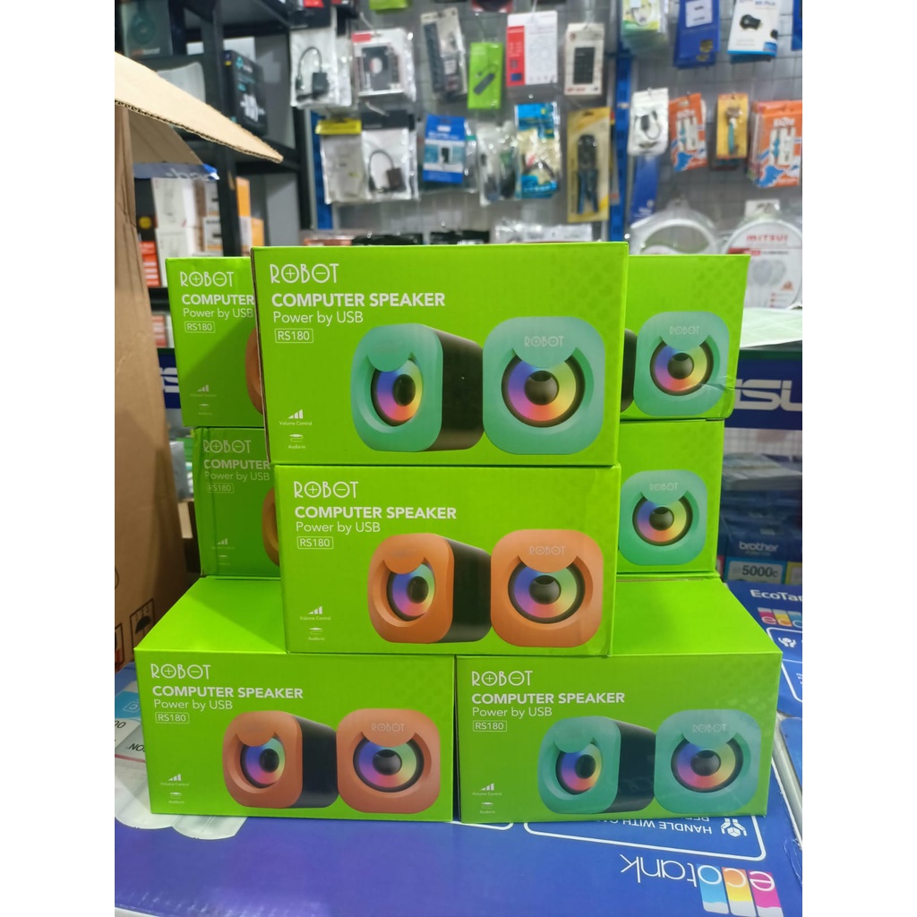 Jual SPEAKER ROBOT RS180 USB MULTIMEDIA PORTABLE | Shopee Indonesia
