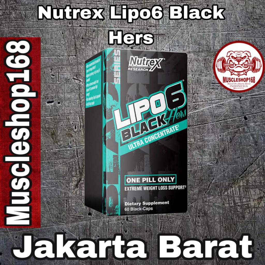 Jual Nutrex Lipo 6 Black Ultra HERS 60 caps Fatburner Pembakar Lemak ...