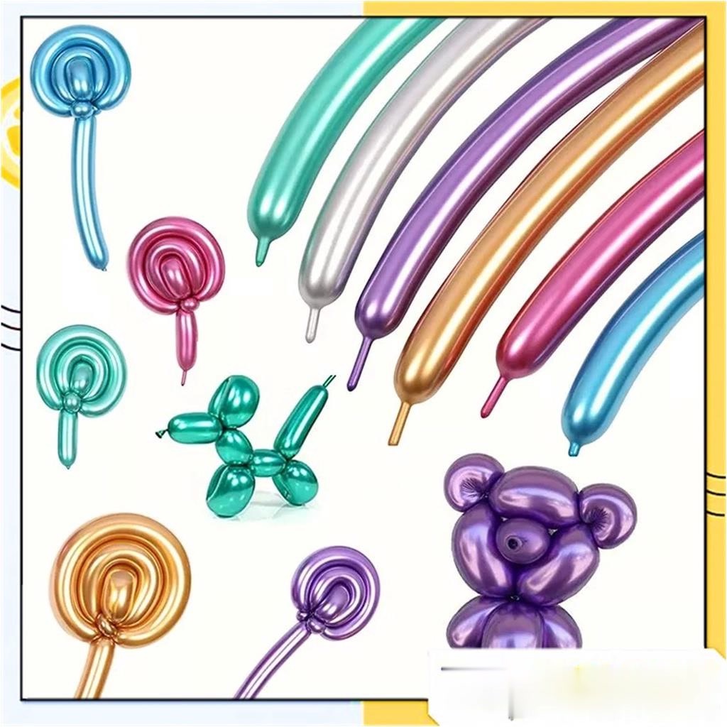 Jual Balon Twist Chrome Balon Pentil Balon Panjang Balon Bisa di Bentuk ...