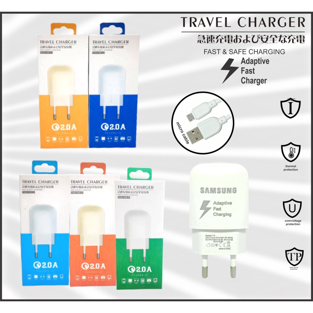 Jual Charger Fast Charging 2.A New USB Micro Original | Shopee Indonesia