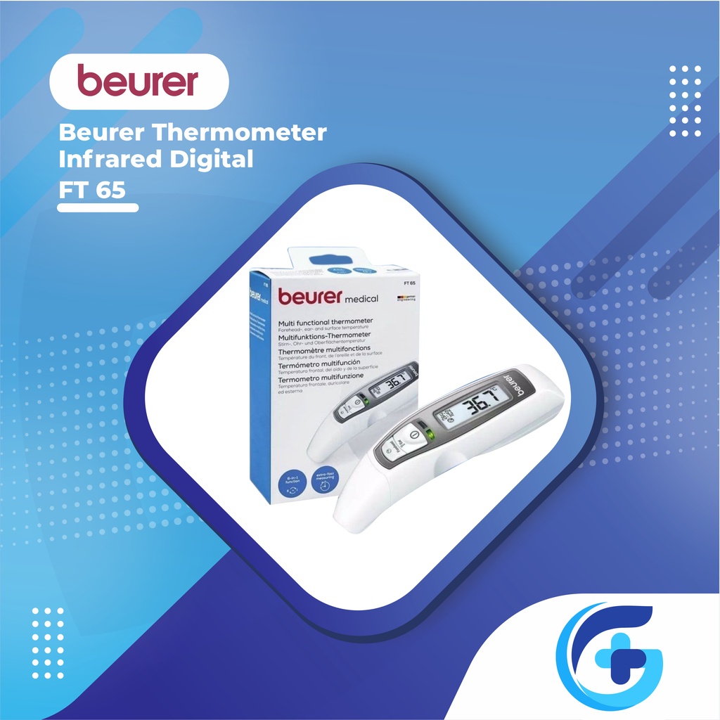 Jual Beurer Thermometer Infrared Digital FT 65/TERMOMETER DAHI&TELINGA /ALAT UKUR SUHU | Shopee ...