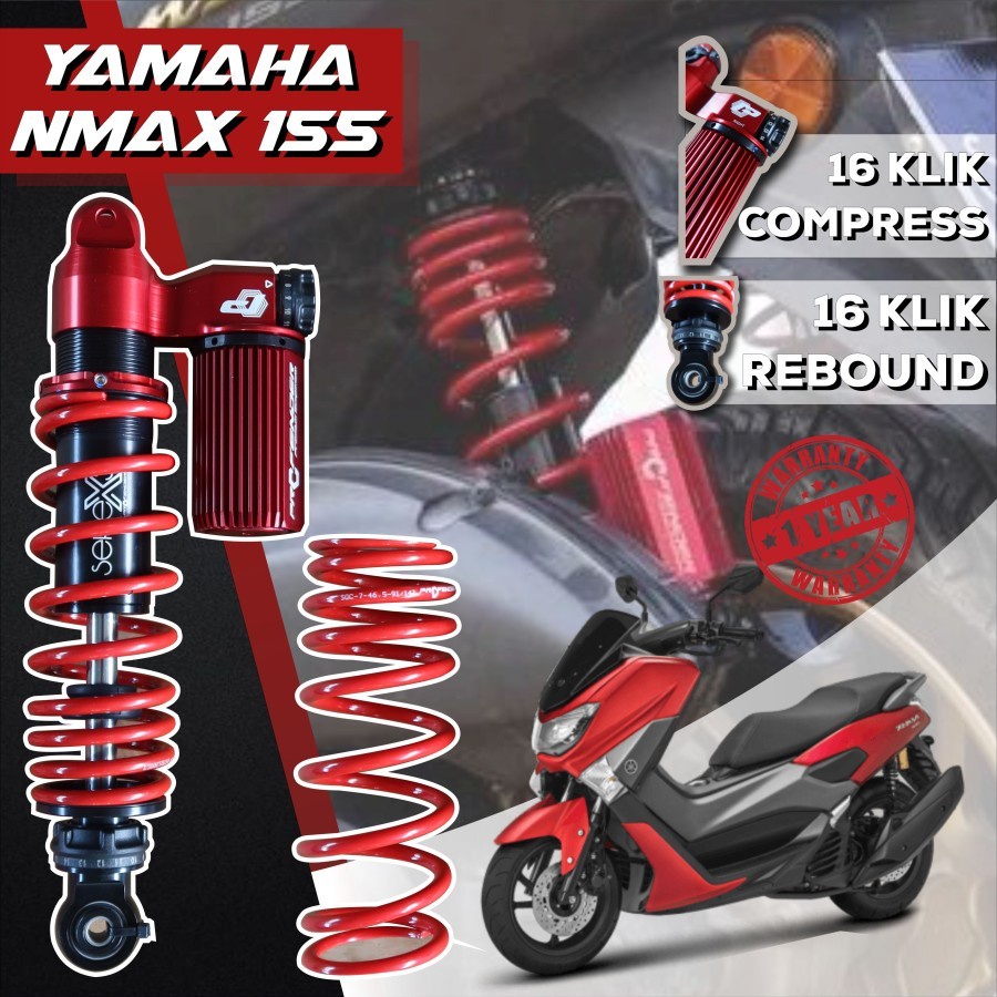Jual Suspensi Shockbreaker PROFENDER XSeries Yamaha NMAX 115 315Mm Red ...