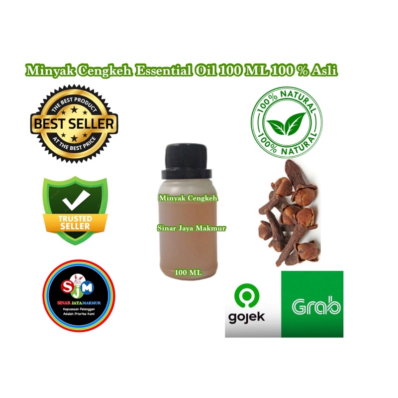 Jual Minyak Cengkeh Murni Asli 100 ML /Clove Leaf Oil Essential Pure 100 ML | Shopee Indonesia