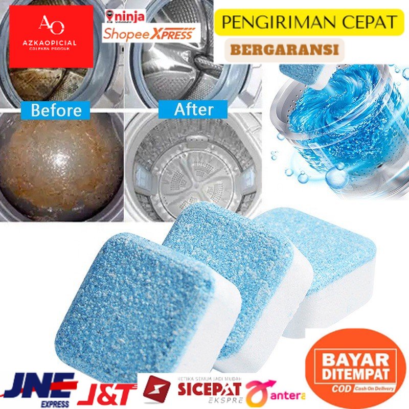 Jual Tablet Pembesih Mesin Cuci / Sabun Pencuci Tabung Mesin Cuci ...