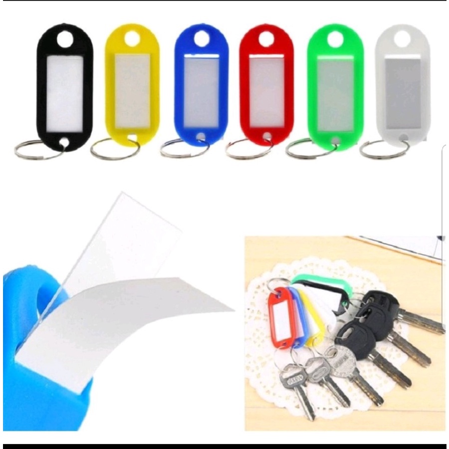 Jual KEY RING Gantungan Kunci Key Ring KR 50 Kenko Label Nama Warna ...