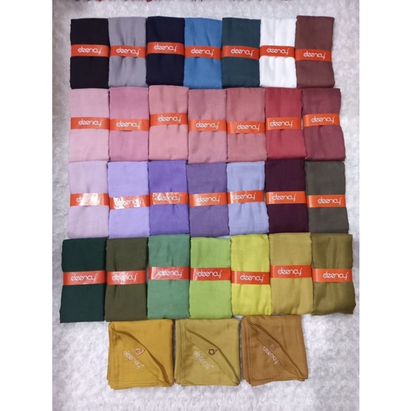 Jual Deenay Liza Plain Original Hijab Deenay Polos Pin Logo Besi ...
