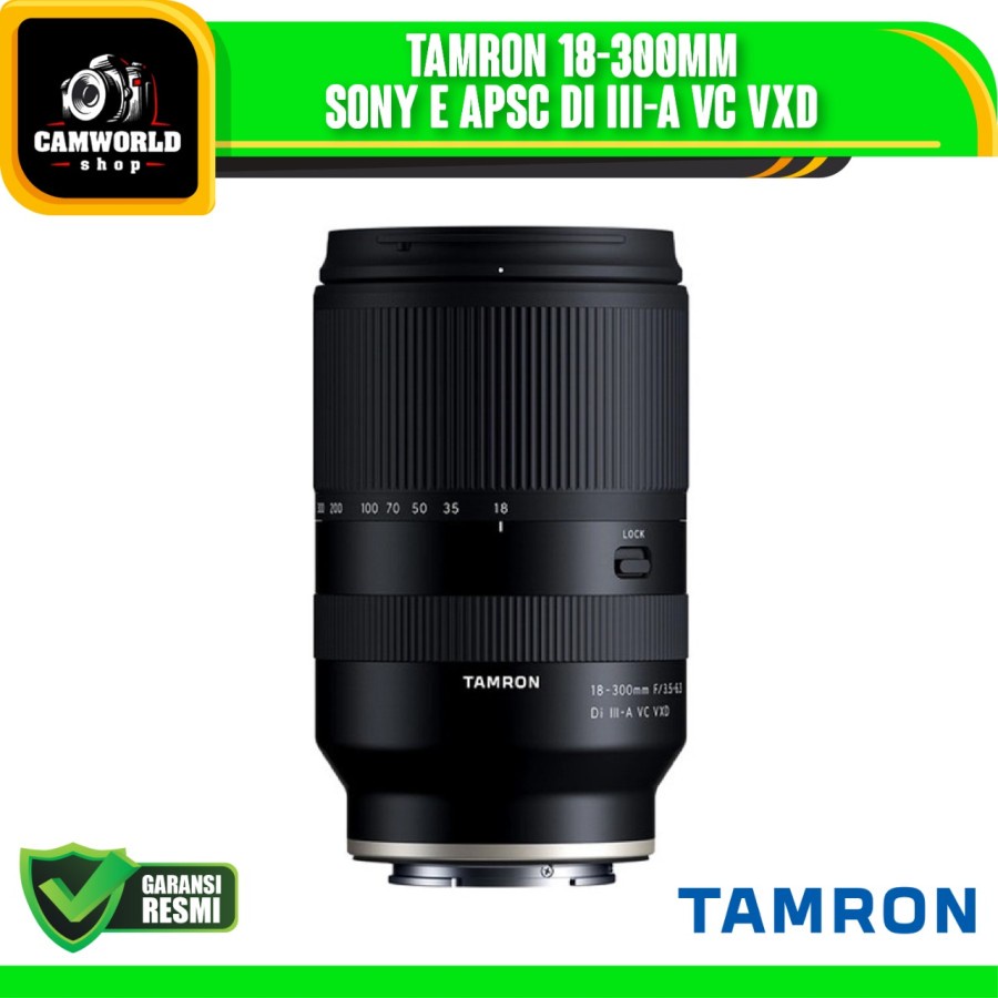 Jual Tamron 18-300mm f/3.5-6.3 Di III-A VC VXD for Sony E Mount RESMI | Shopee Indonesia