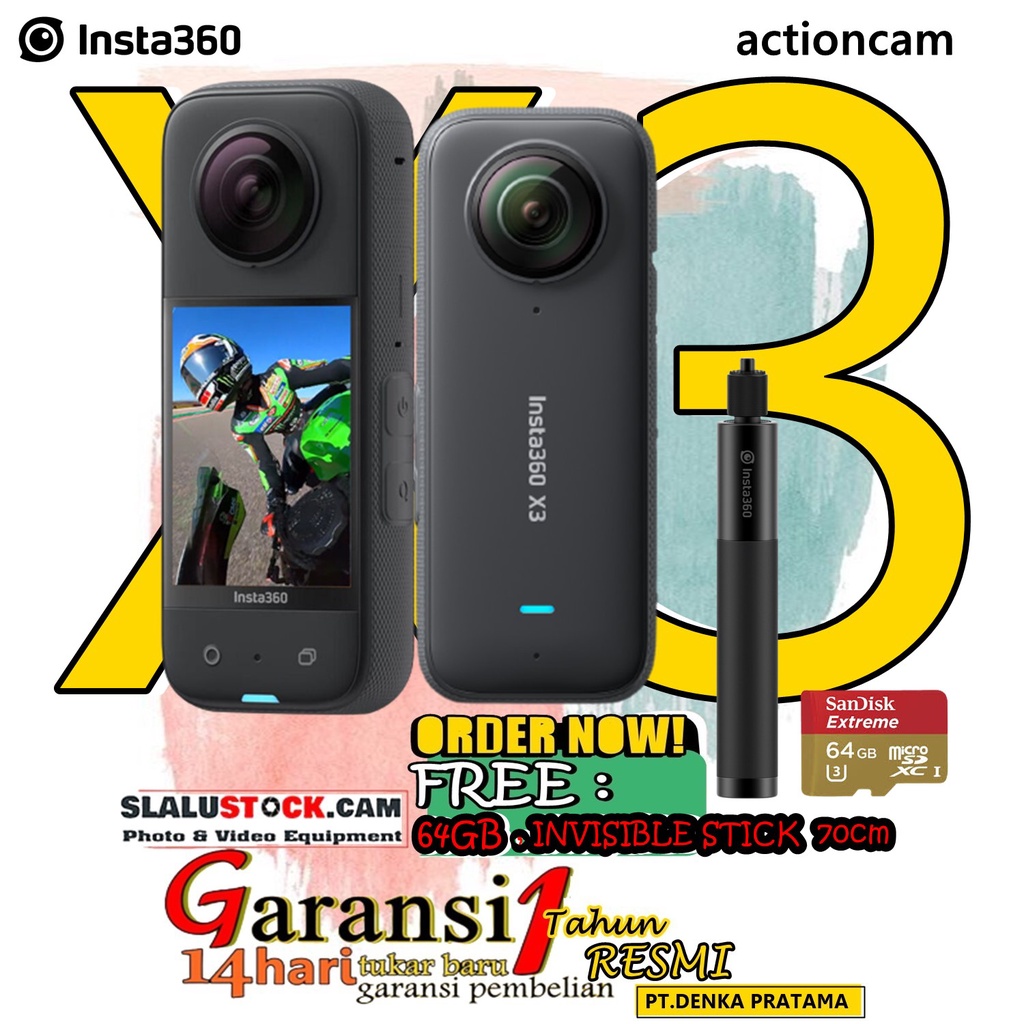 Jual Insta360 ONE X3 Action Camera Insta 360 ONE X3 GARANSI RESMI ...