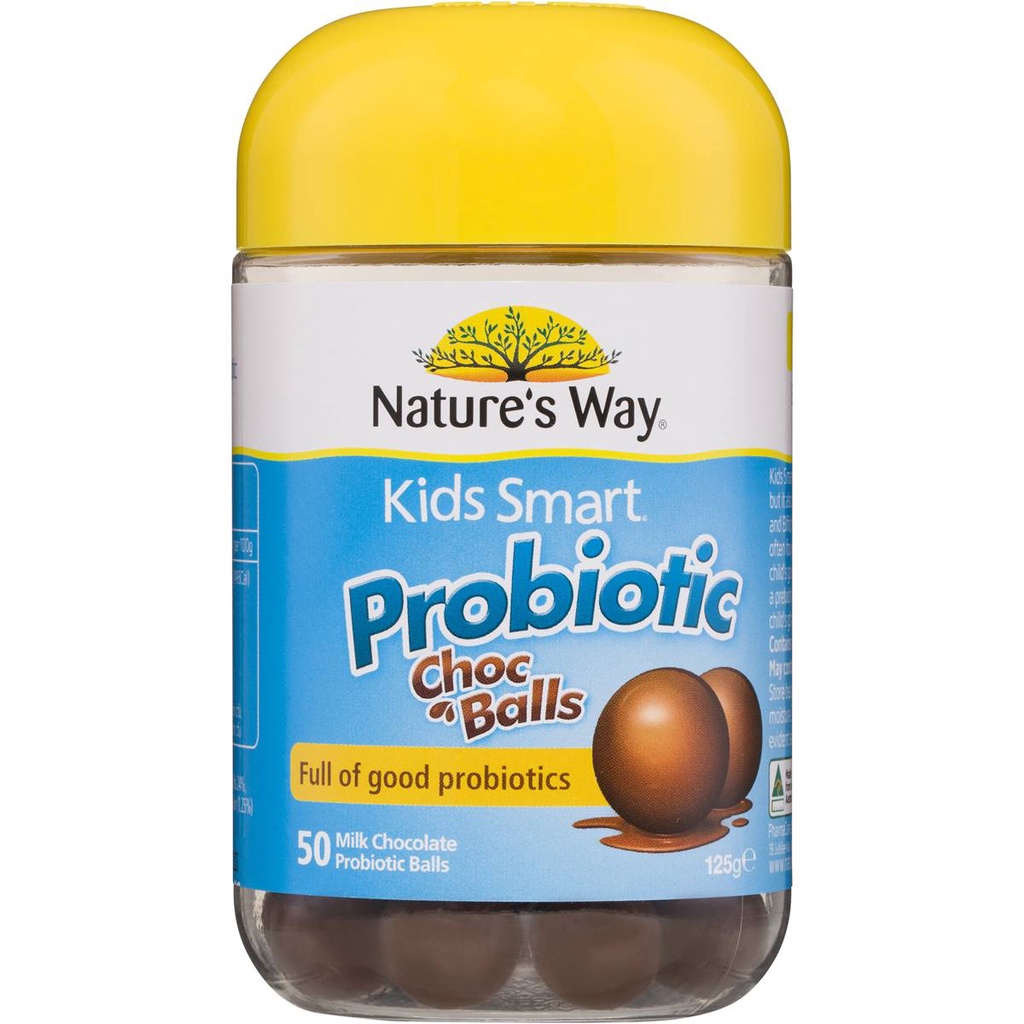 Jual Nature's Way Kids Smart Probiotic Choc Balls isi 50/Natures Way Kids Probiotic/Natures Way ...