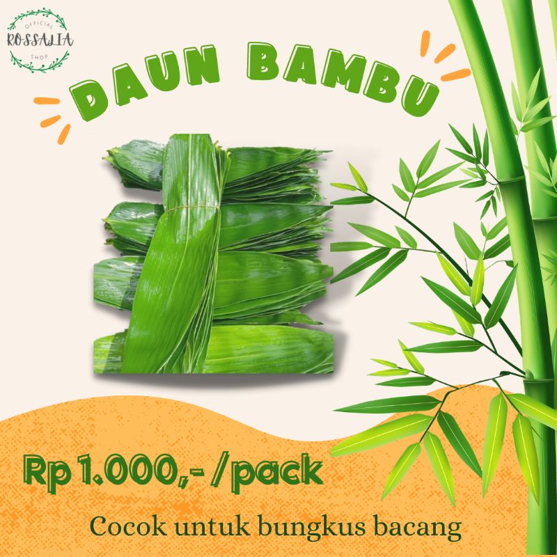 Jual DAUN BAMBU SEGAR FRESH LANGSUNG DARI POHON UNTUK BUNGKUS BACANG ...