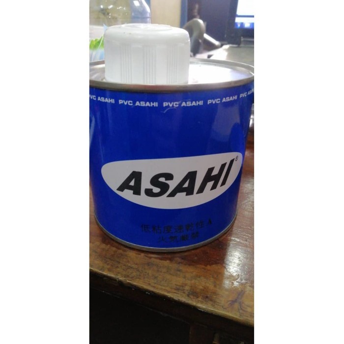 Jual Lem Lem Pvc Pipa Paralon Asahi Kaleng 400 Gram | Shopee Indonesia
