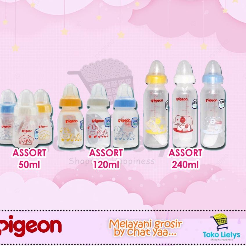 Jual ★ PIGEON BOTOL SUSU PIGEON BPA FREE ASSORT BOTOL SUSU STANDARD PIGEON STANDAR 120ML 240ML ...