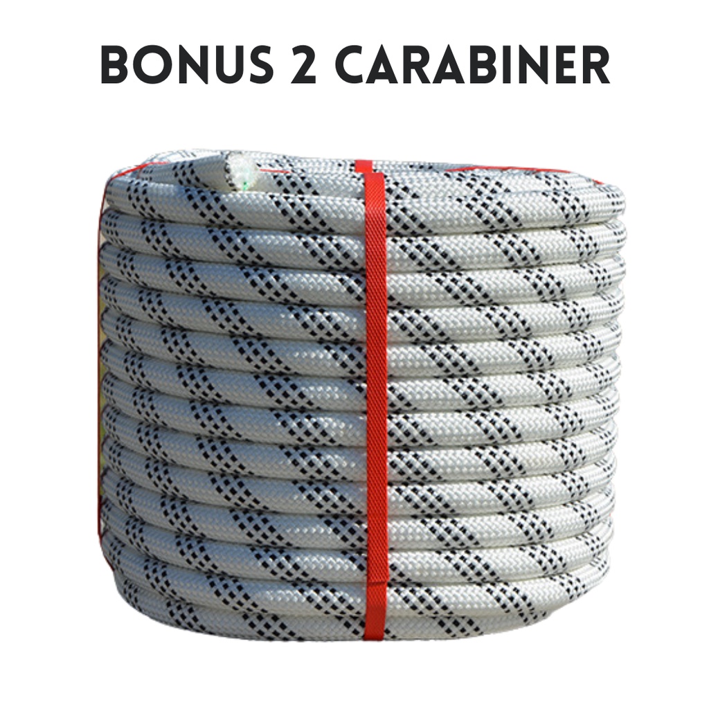 Jual Tali Karmantel Statis Erra rope10,5mm x 50 meter murah | Shopee ...