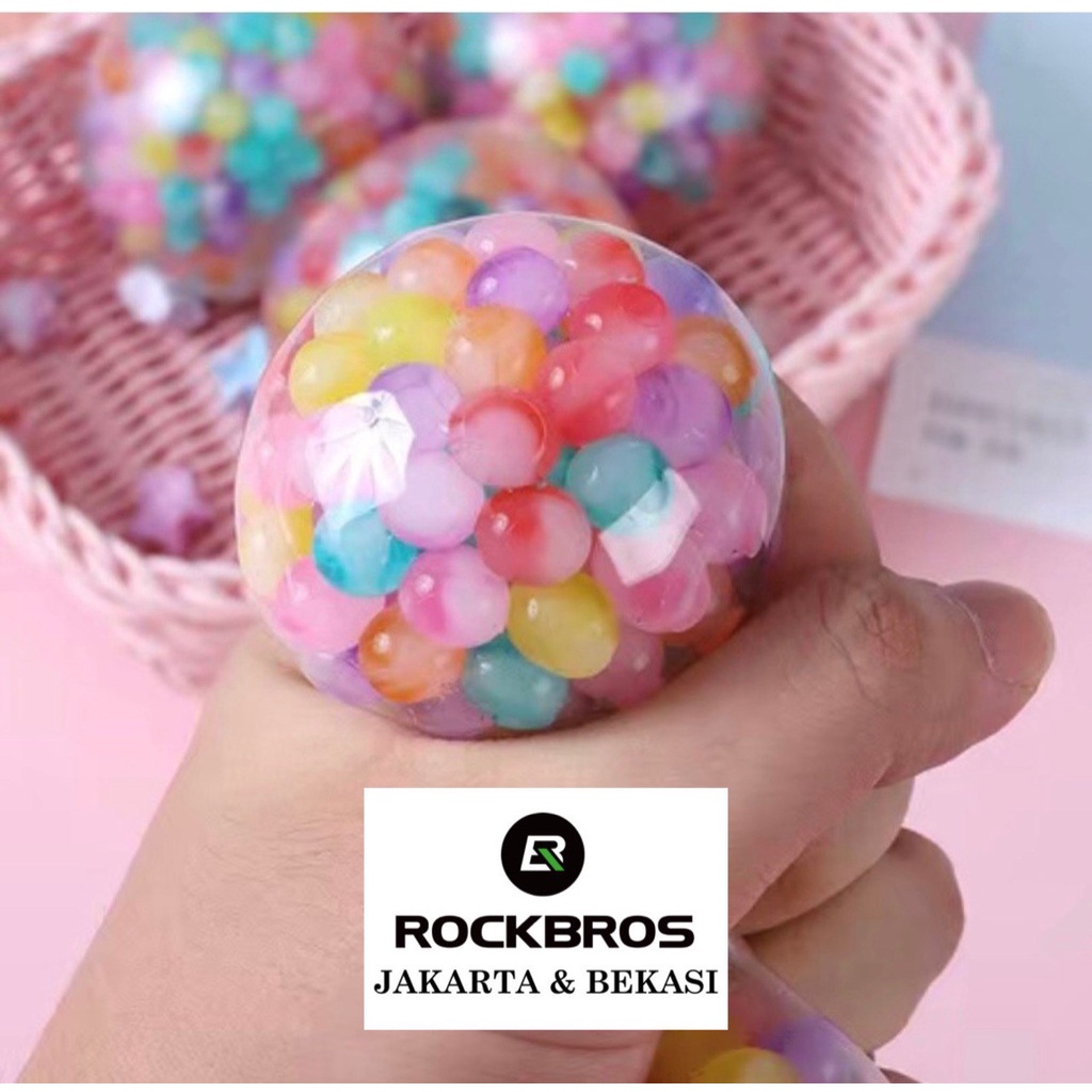 Jual Squishy Jelly Ball Bola DNA Stress Relieve Fidget Toys Squeeze ...