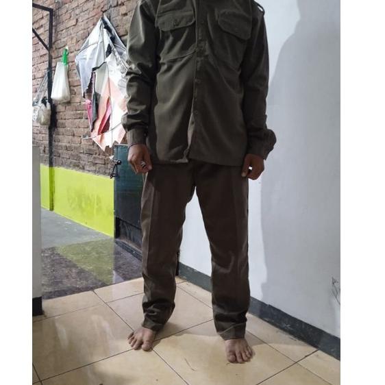 Jual seragam PDH satpol PP tangan panjang (KODE 2173) | Shopee Indonesia