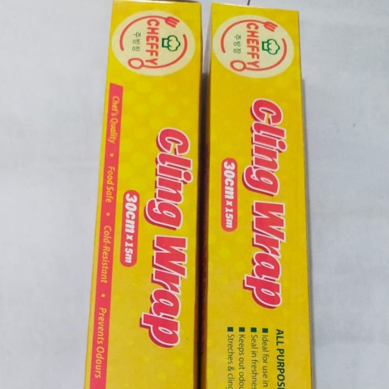 Jual CLING WRAP / PLASTIK WRAP MERK CHEFFY UKURAN 30 X 15 M / Plastik ...