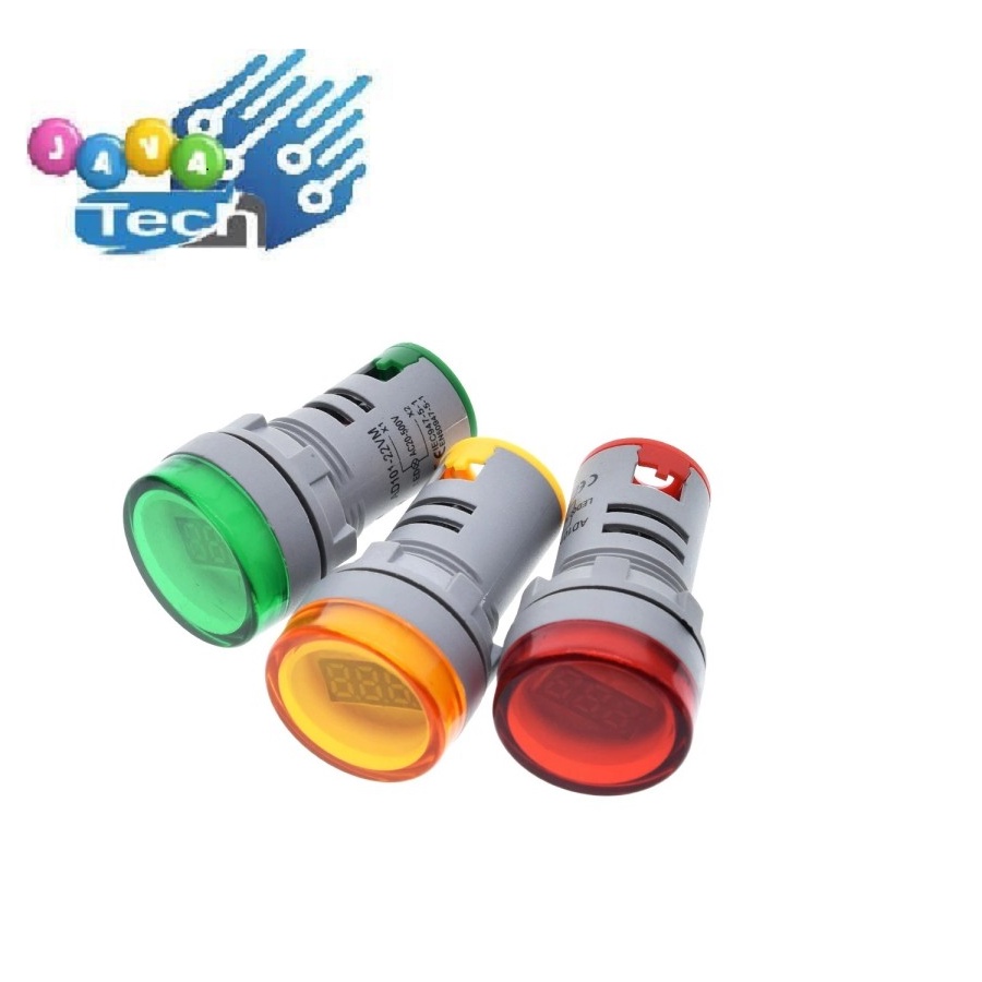 Jual Voltmeter Digital AC Panel Bulat 22mm 60 - 500V | Shopee Indonesia