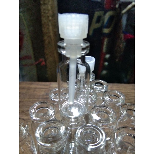 Jual BOTOL tester 3ml.+ tutup lidi dan tutup topi. | Shopee Indonesia