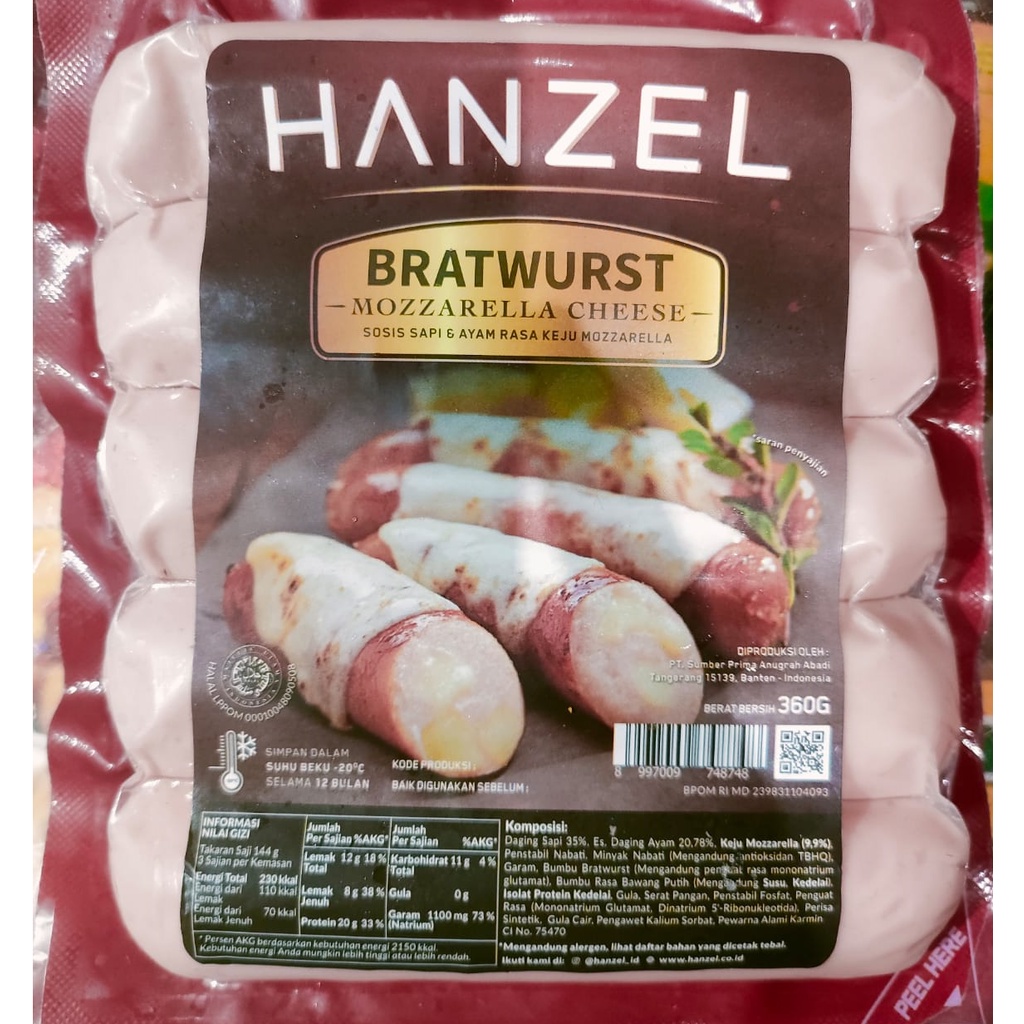 Jual Hanzel Bratwurst Mozzarella Bandung Area | Shopee Indonesia