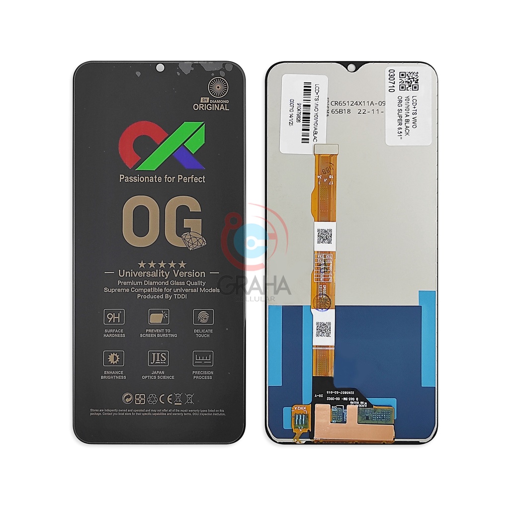 Jual LCD VIVO Y01 / Y01A OG ORI SUPER FULLSET TOUCHSCREEN | Shopee Indonesia