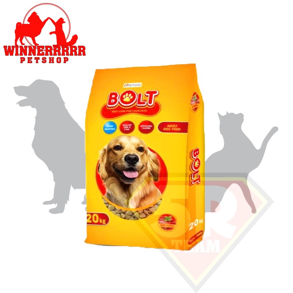 Jual Bolt Dog Adult 20 kg/ Makanan Kering Anjing Dewasa 20 kg | Shopee ...