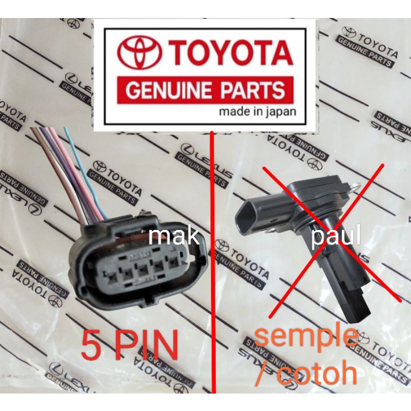 Jual soket sensor MAF airflow all new AVANZA XENIA VELOZ CALYA SIGRA ...