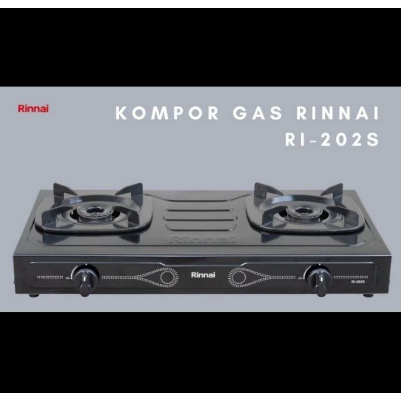 Jual Rinnai Kompor Gas 2 Tungku RI 202S 202 S Kompor Rinnai Murah ...