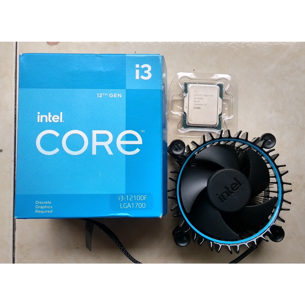 Jual Intel Core I3 12100F Alder Lake Socket LGA 1700 | Shopee Indonesia