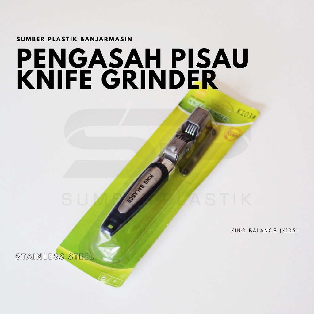 Jual Asah Asahan Pisau Stainless Serbaguna Knife Sharpener Grinder ...
