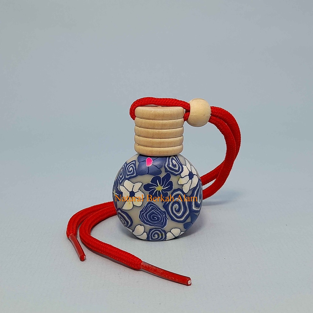 Jual Botol Parfum Gantung 8 Ml Roda Print Warna Tutup Kayu Bulat ...