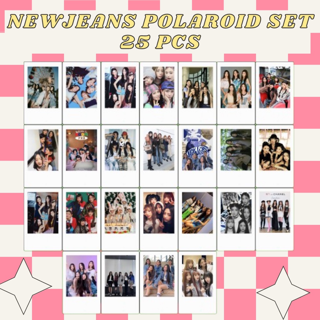 Jual newjeans new jeans hybe merch polaroid photocard postcard pc official polaroid minji haerin ...